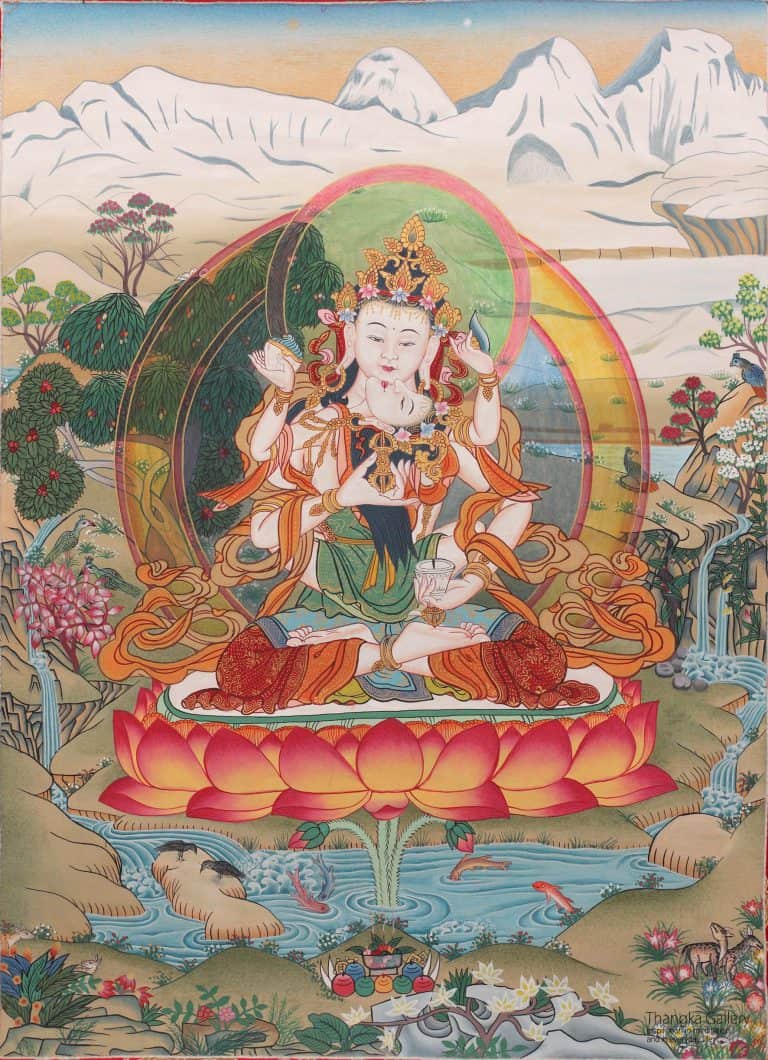 Vajrasattva with consort – Nyingma Institute